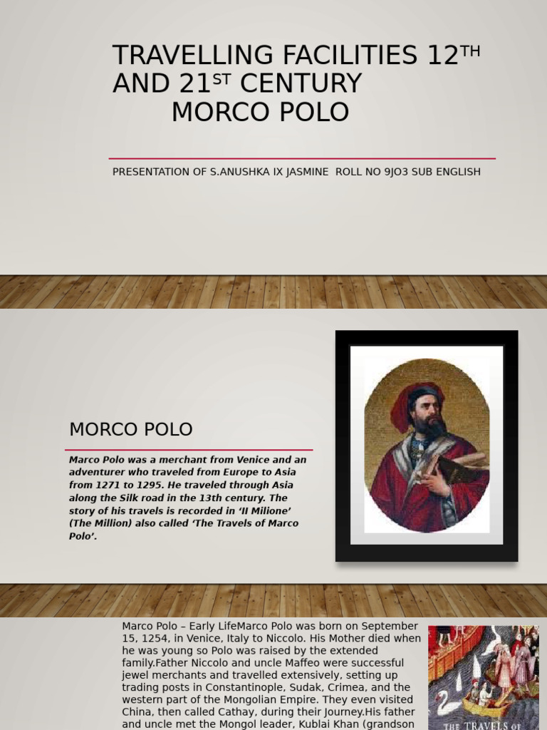 Presentation | PDF | Marco Polo | Mongol Empire