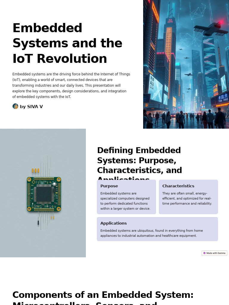 Embedded Systems and The IoT Revolution | PDF | Embedded System ...