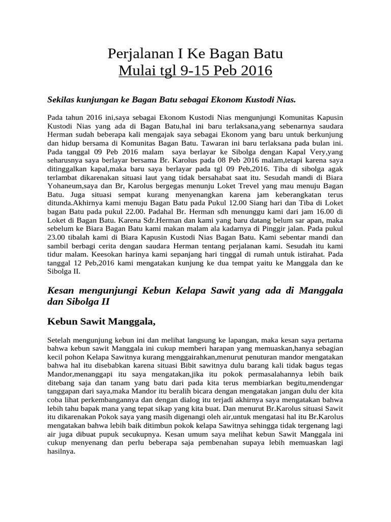 Perjalanan Bagan Batu | PDF