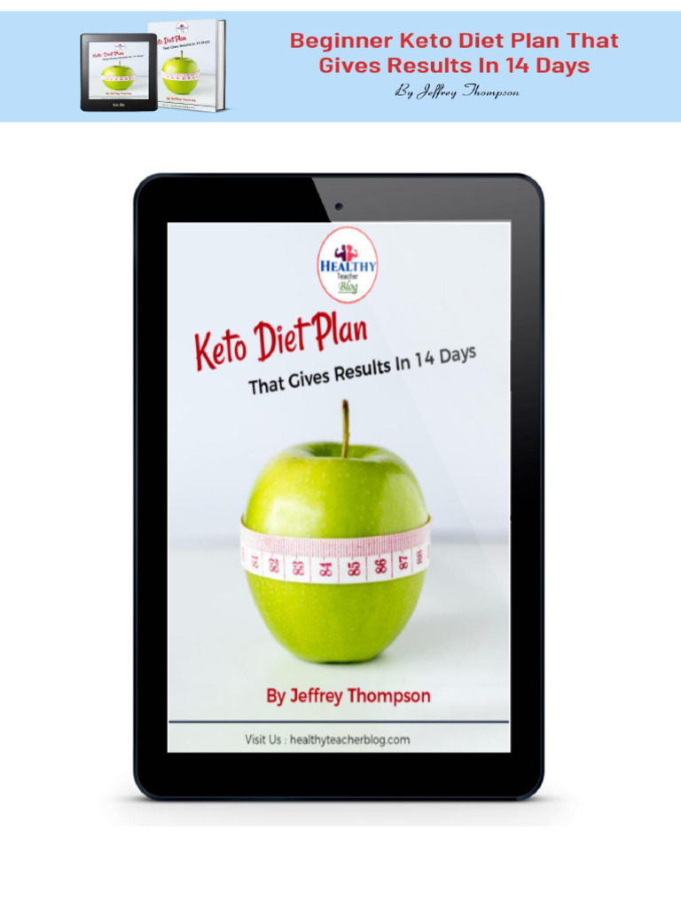 Beginner Keto Diet Plan: 14-Day Results | PDF | Ketogenic Diet ...