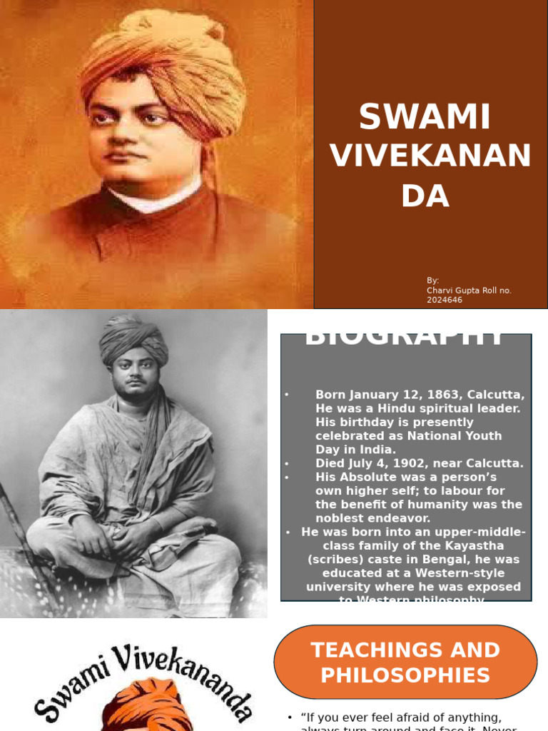 Swami Vivekananda: Life and Legacy | PDF | Swami Vivekananda ...
