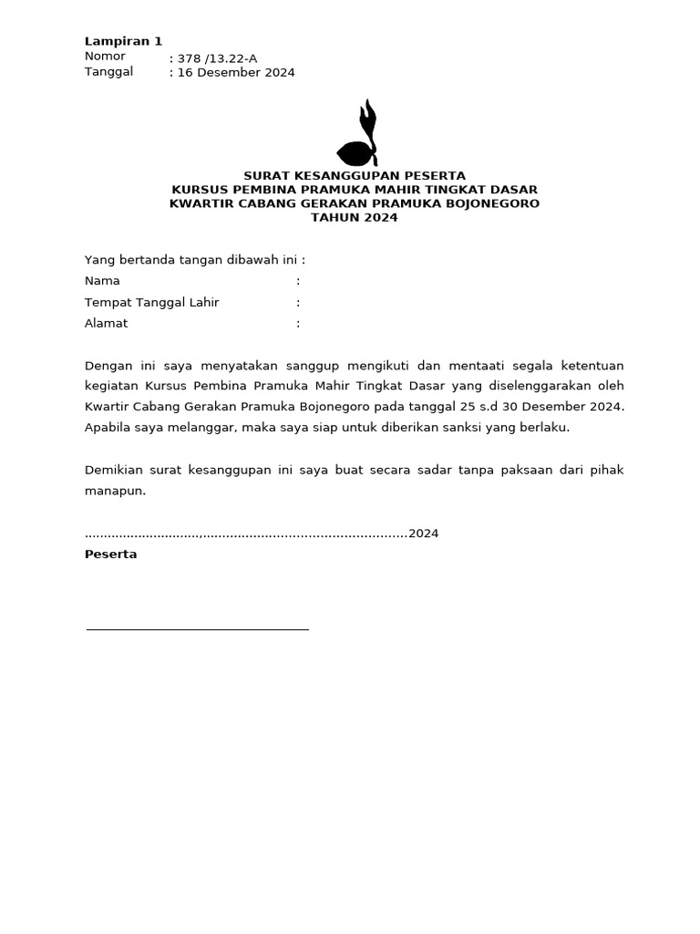 Formulir Pendaftaran KMD - KML | PDF