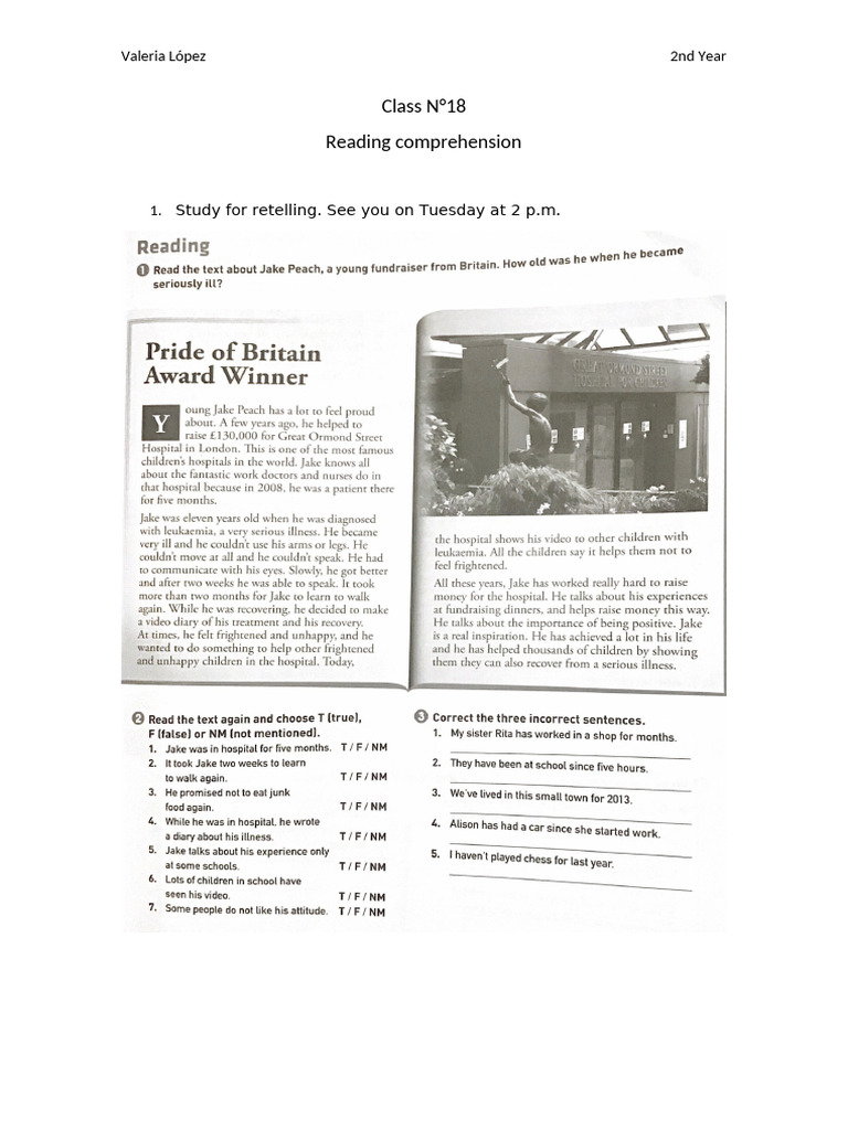 Class N18 english 2ndyear | PDF