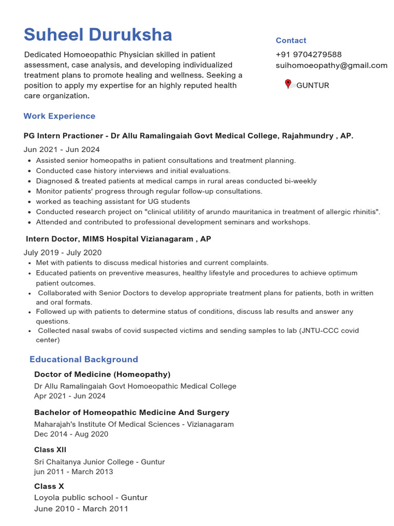 SUHEEL RESUME | PDF