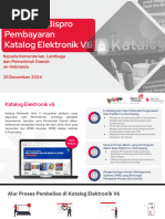 Panduan Praktis INAPROC & Katalog V6 Untuk PP - PPK | PDF