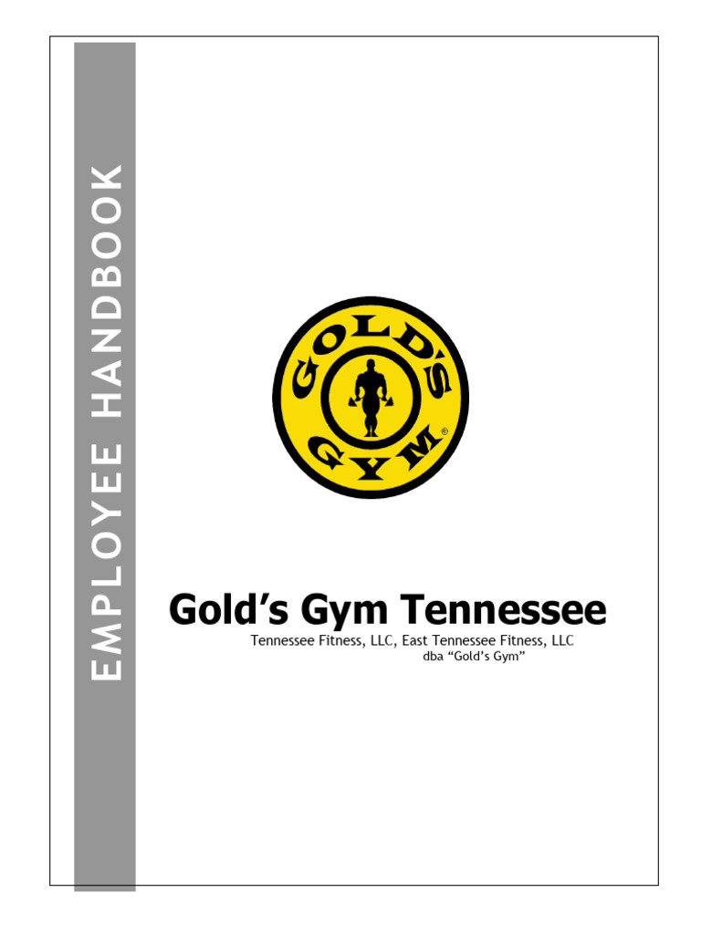 Gold's Gym Tennessee Handbook | PDF | Employment | Harassment