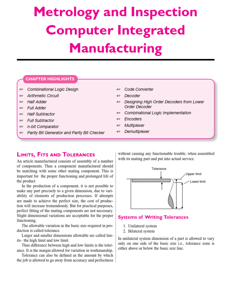 Metrology G | PDF | Engineering Tolerance | Metrology