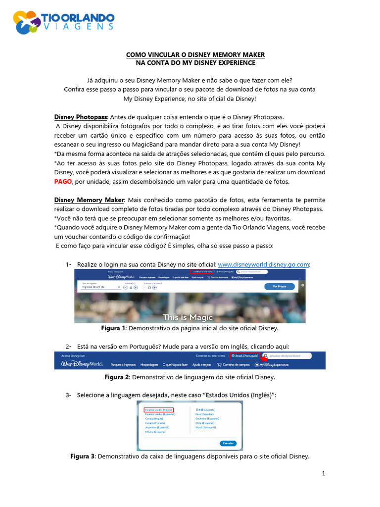 Vinculando Disney Memory Maker | PDF | The Walt Disney Company | Cupom