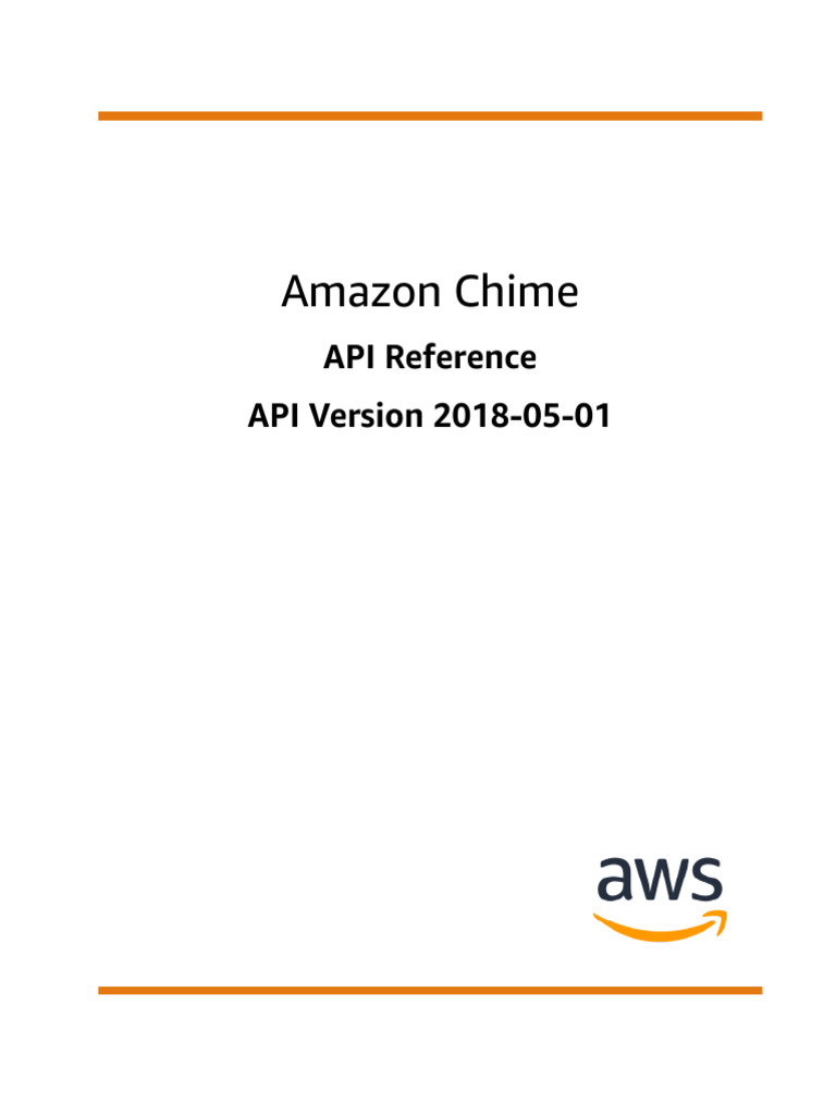 API Chime | PDF | Uniform Resource Identifier | Computing