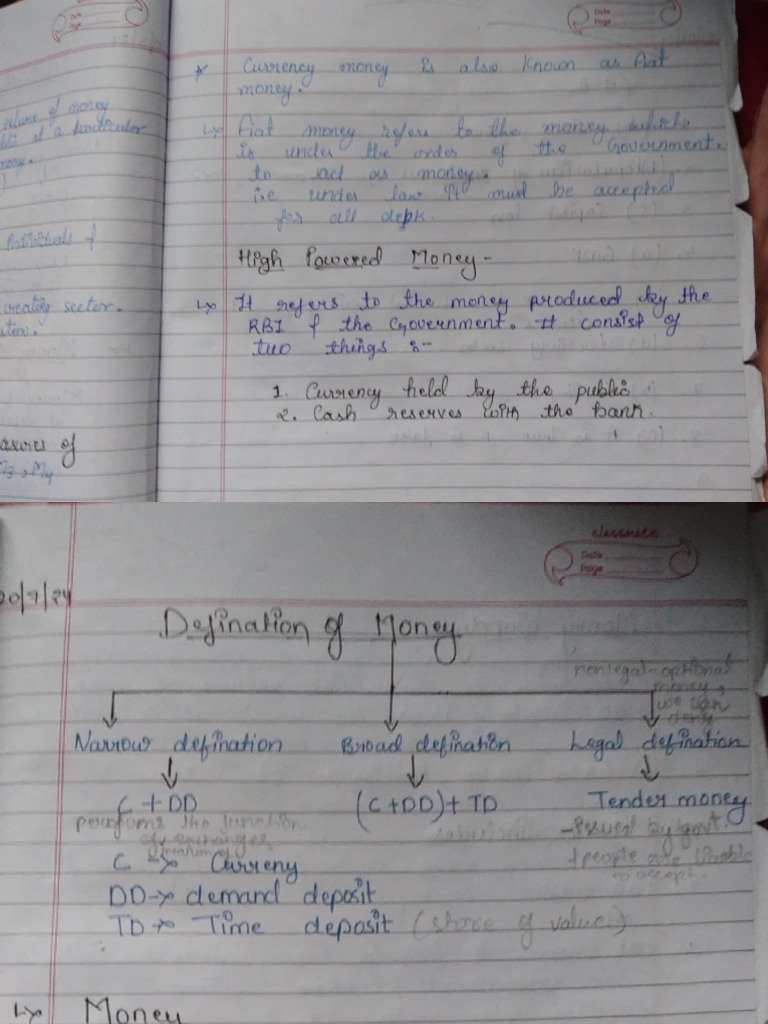 Notes of Economics For Class 12 | PDF