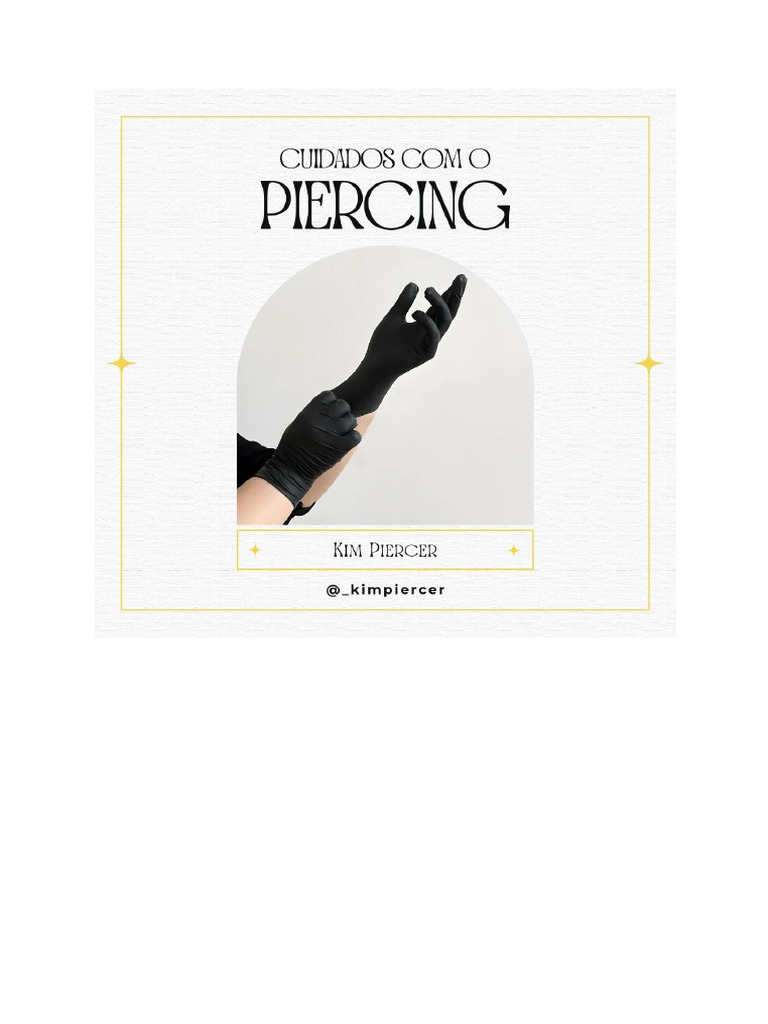Cuidados Com Piercing | PDF