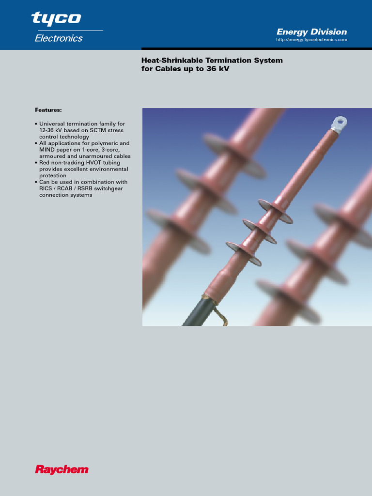 Heat-Shrinkable Cable Termination System | PDF | Insulator (Electricity ...