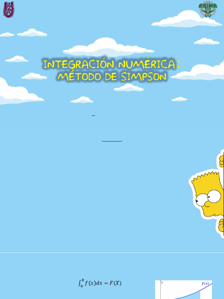 Método de Simpson | PDF | Integral | Análisis matemático