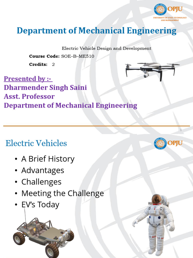 Unit-1 - 1 - Introduction To EV | PDF | Electric Vehicle | Hybrid ...