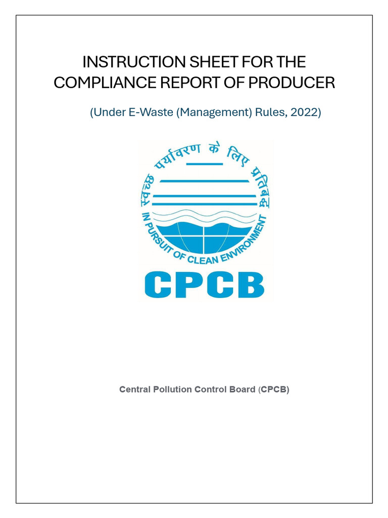 E-Waste Compliance Report Guide | PDF