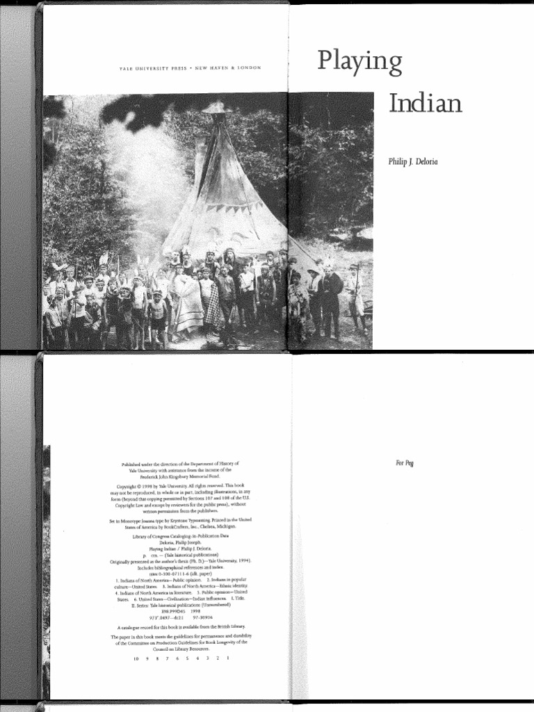 Playing Indian - Philip J Deloria | PDF