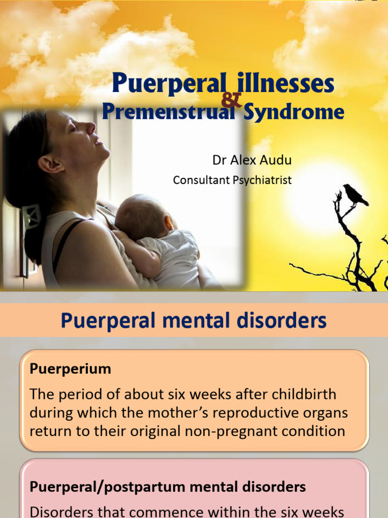PMS, Puerperal Disorders | PDF | Premenstrual Syndrome | Major ...