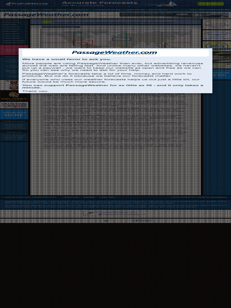 Sailing Weather - Marine Weather Forecasts For Sailors and Adventurers ...