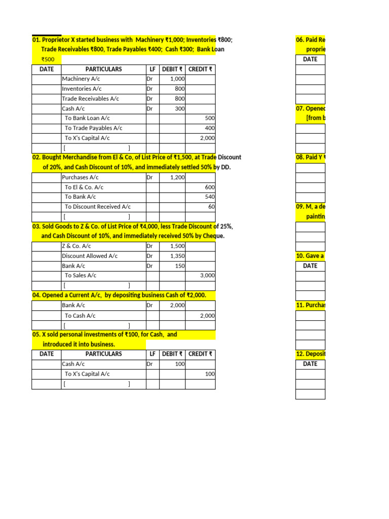 HTH 3 - Answers | PDF | Debits And Credits | Banks
