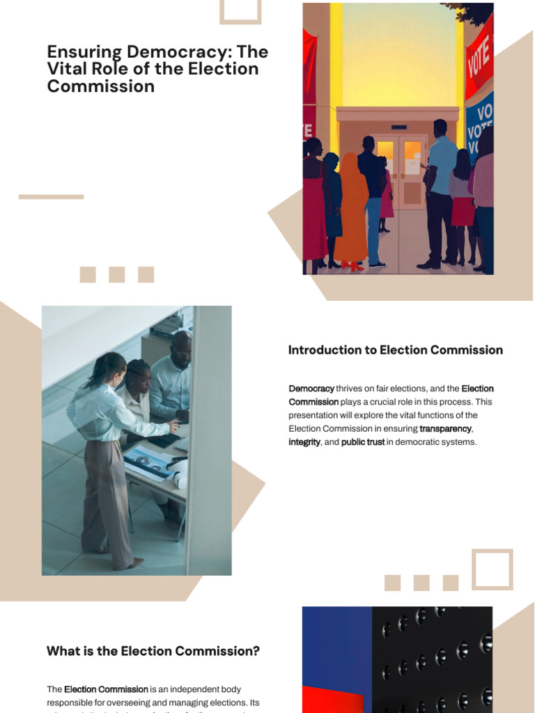Role of Election Commission in Democracy | PDF | Elections | Voter ...
