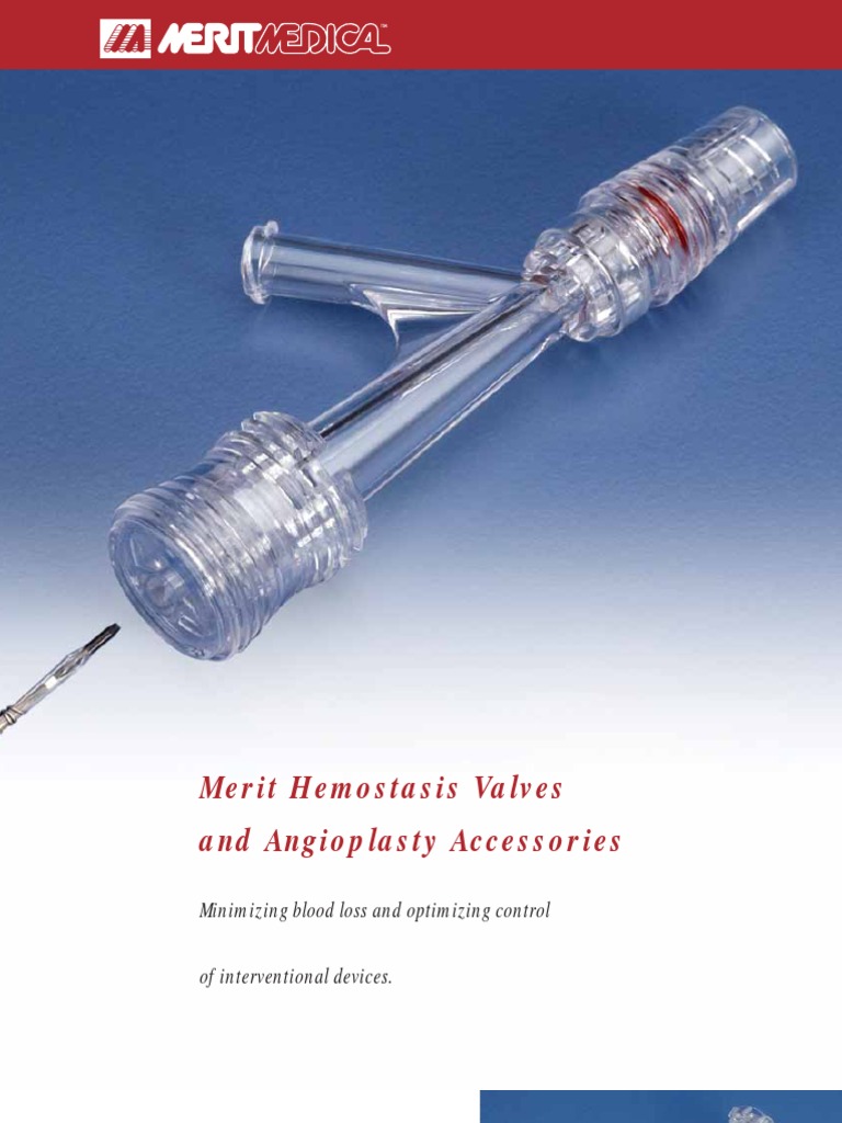 Merit Hemostasis Valves and Angioplasty Accessories | Valve | Vacuum Tube