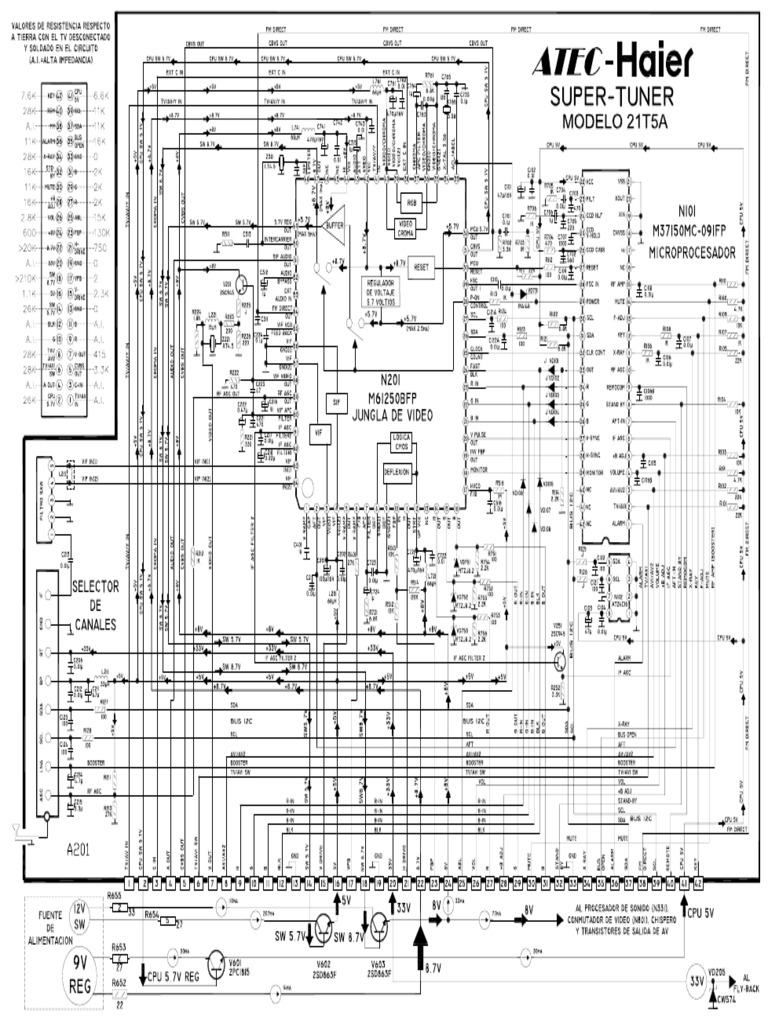 Esquema Eléctrico Super-Tuner | PDF
