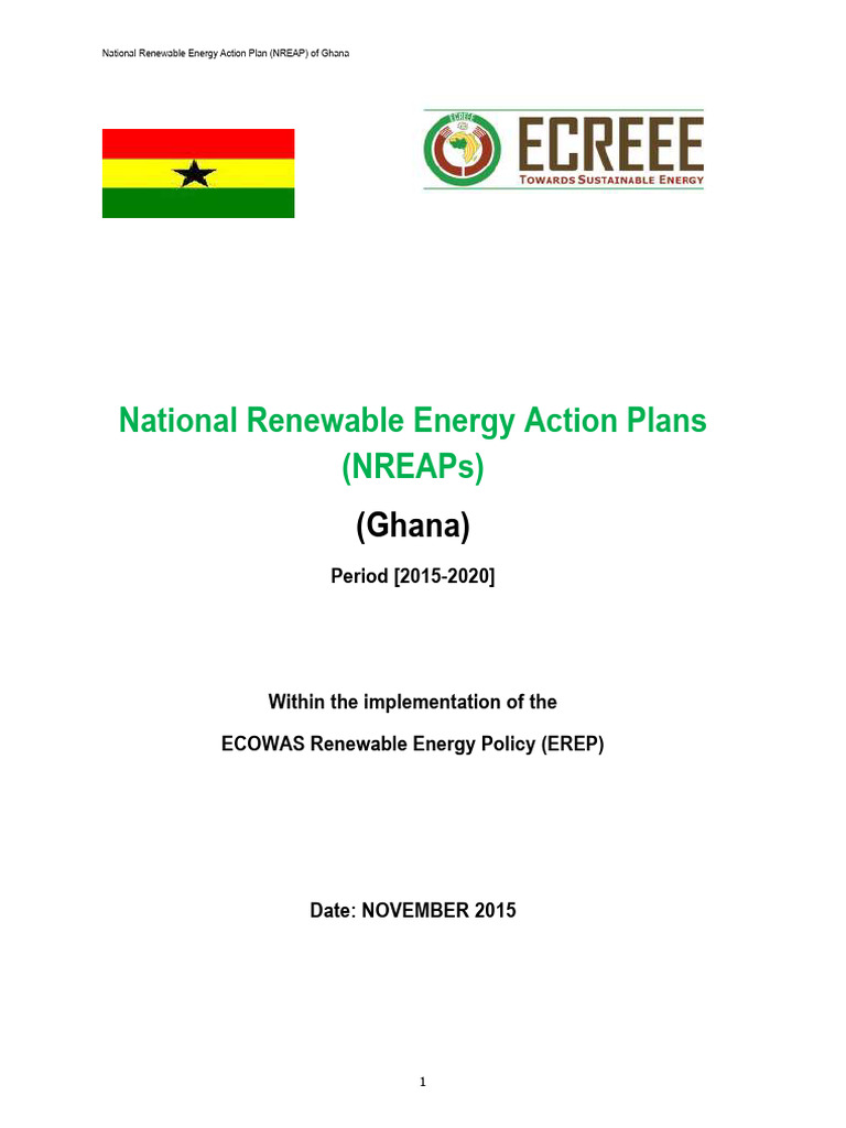 Ghana National Renewable Energy Action Plans | PDF | Renewable Energy ...