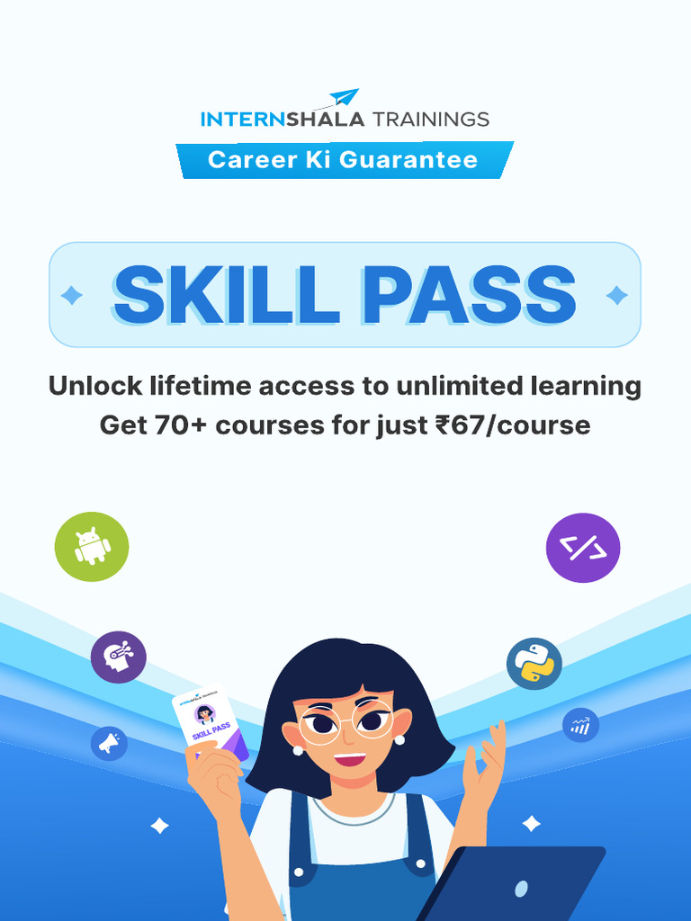 Internshala Skill Pass Brochure | PDF | Learning | Computer Programming