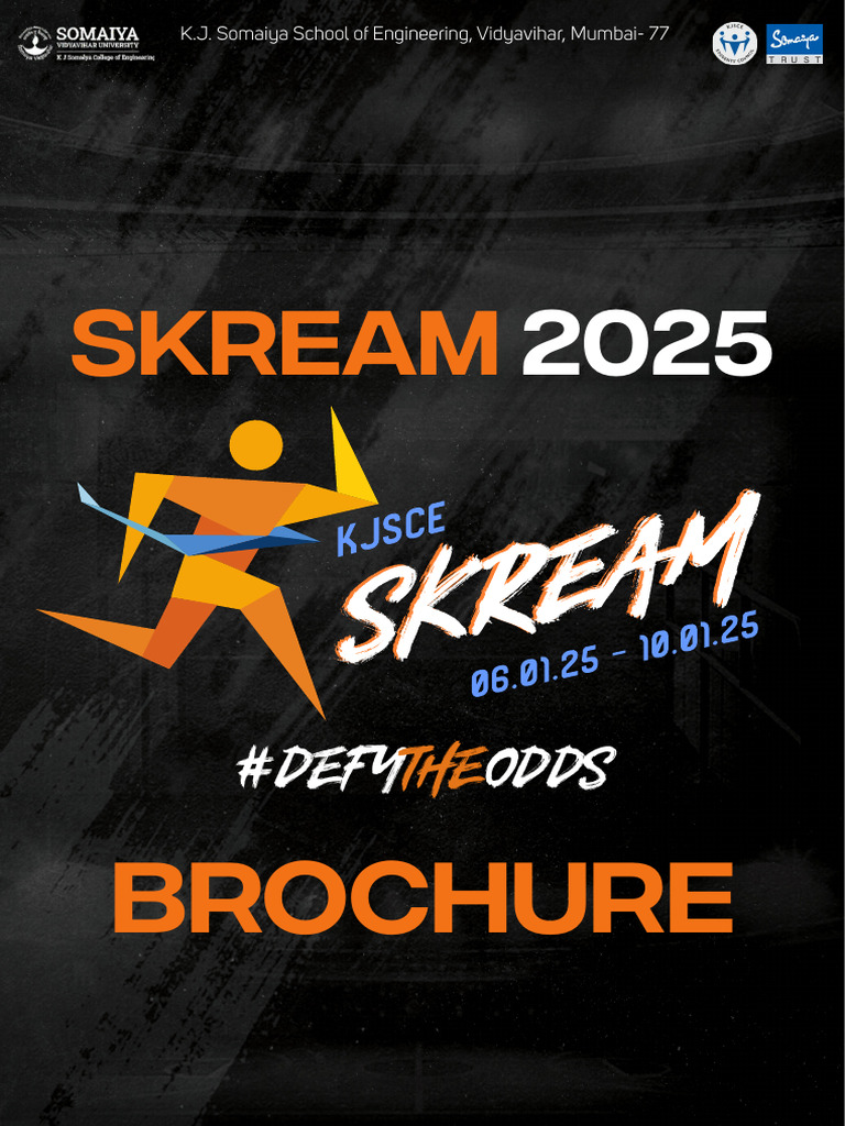 Skream Participation Brochure | PDF | Racing | Games Of Physical Skill