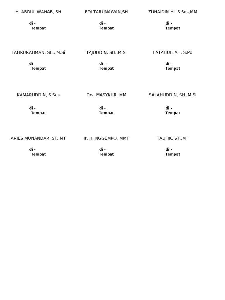 Stiker Undangan 2021 | PDF