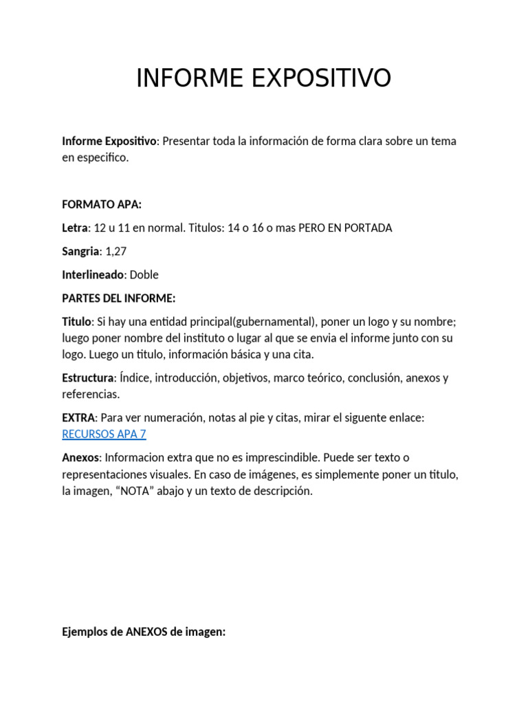 ESTRUCTURA_INFORME_EXPOSITIVO | PDF