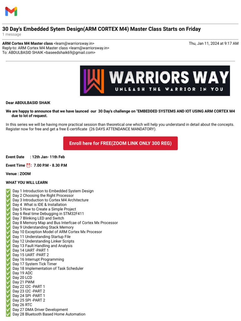 Gmail - 30 Day's Embedded Sytem Design(ARM CORTEX M4) Master Class ...