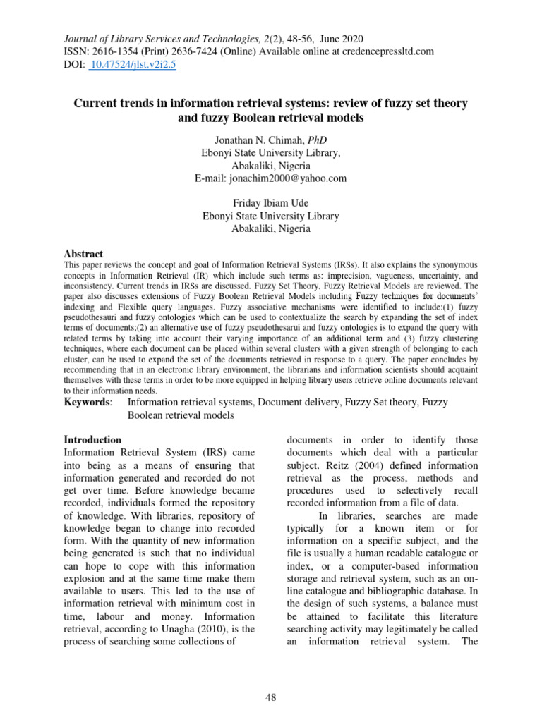 of-280fbpkmhy | PDF | Information Retrieval | Fuzzy Logic