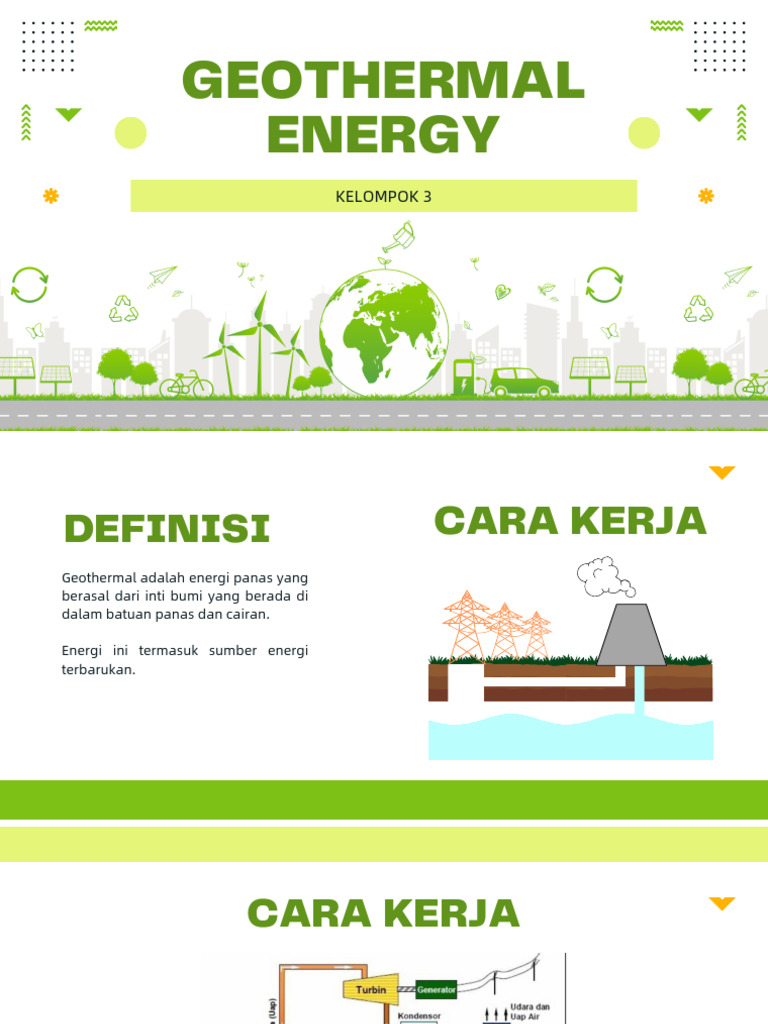 Cara Kerja Energi Geothermal | PDF
