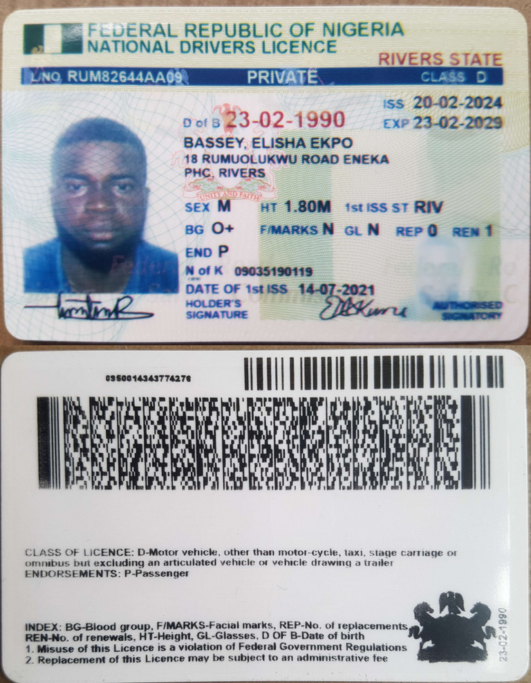 Driver License 2024 | PDF