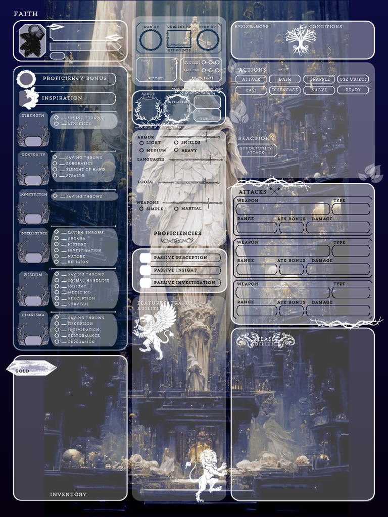 DND Char Sheet | PDF