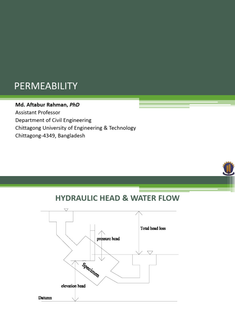 8. PERMEABILITY | PDF | Permeability (Earth Sciences) | Earth Sciences