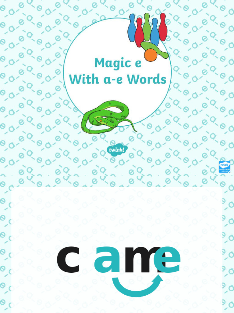 Magic E Phonics PowerPoint Guide | PDF