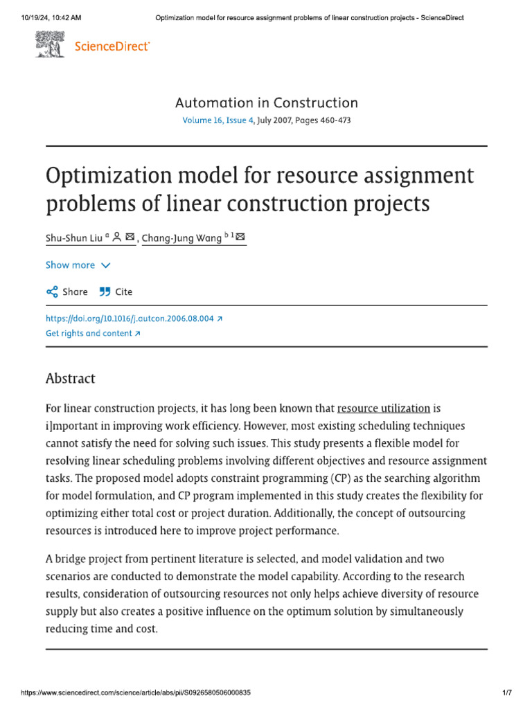 Linear Scheduling | PDF