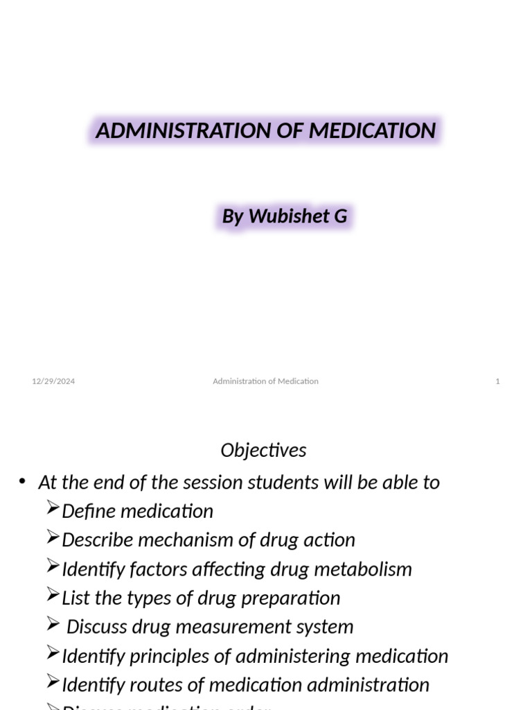 Medication Administration Guide for Nurses | PDF | Injection (Medicine ...