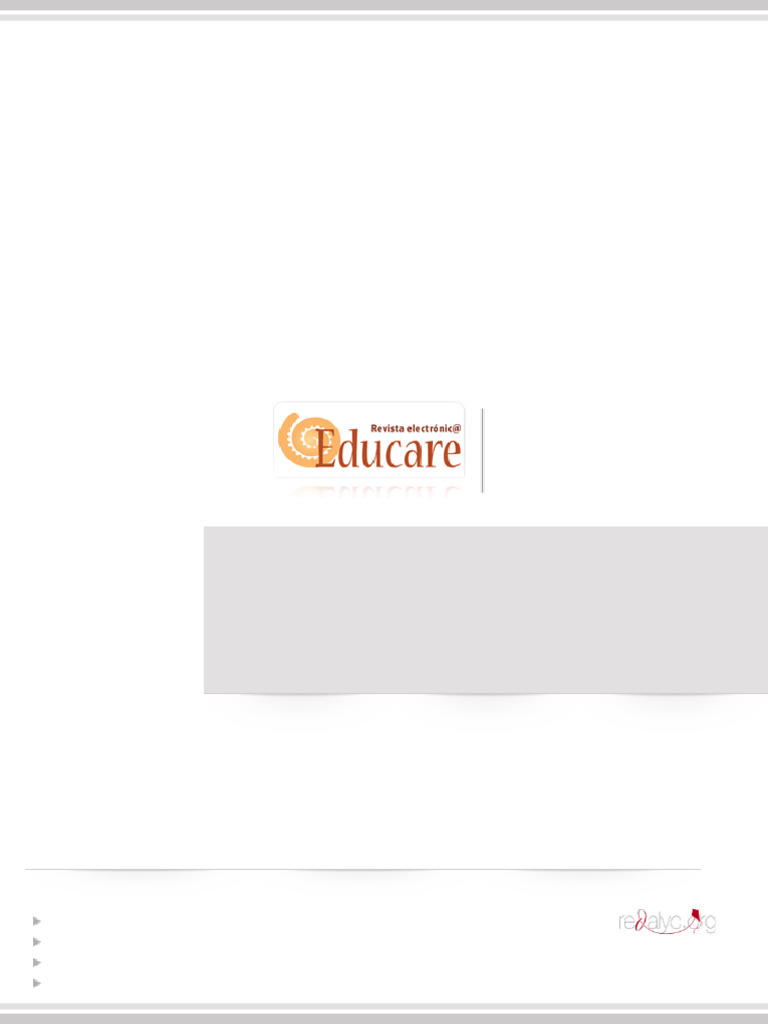 Revista Electrónica Educare 1409-4258: E-Issn: Educare@una - Ac.cr | PDF | Constructivismo ...