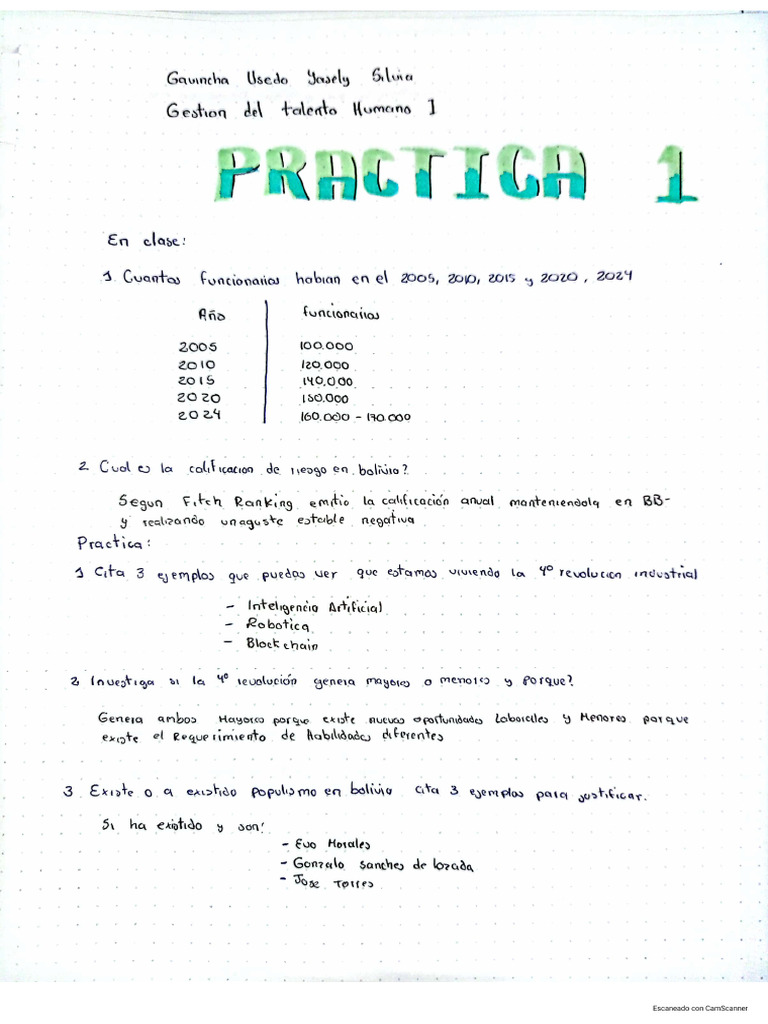 GTH Prac 1 | PDF