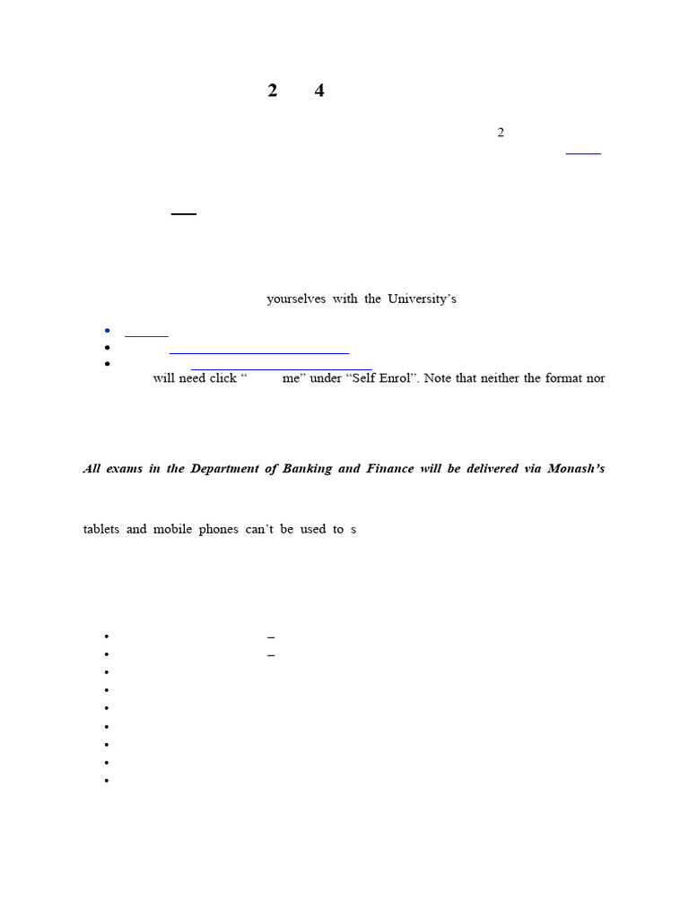 BFC5925 S2 2024 FINAL EXAM - Eexam - Information | PDF | Educational ...