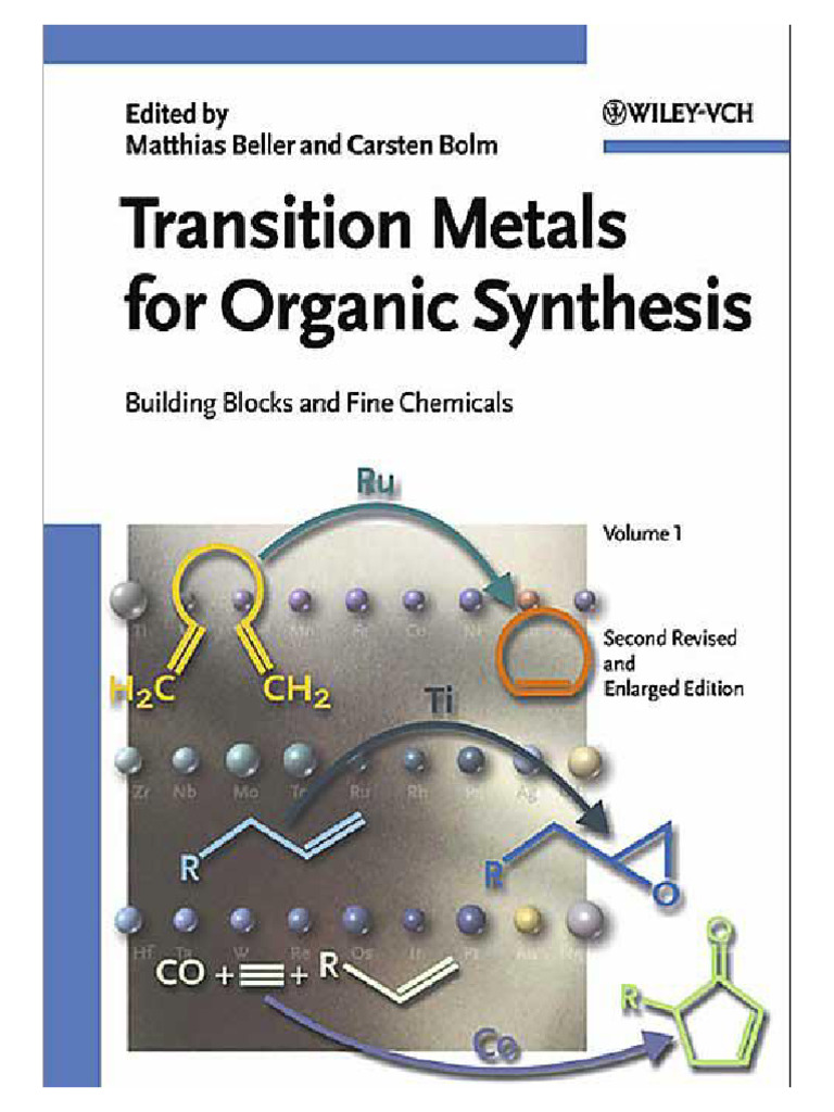 Transition Metals For Organic Synthesis Beller and Bolm Vol-I | PDF ...