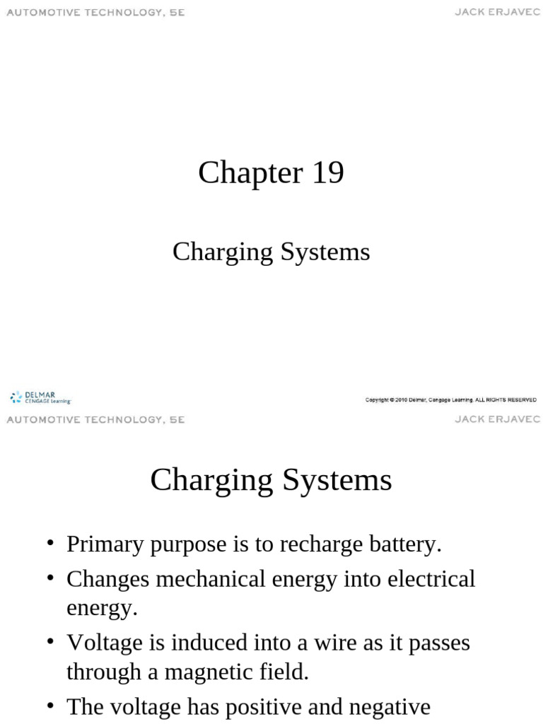 Ch19 Charging Systems Student Version Rev | PDF | Electric Generator | Rectifier