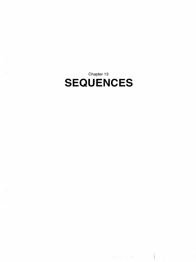 Sequence P2 | PDF
