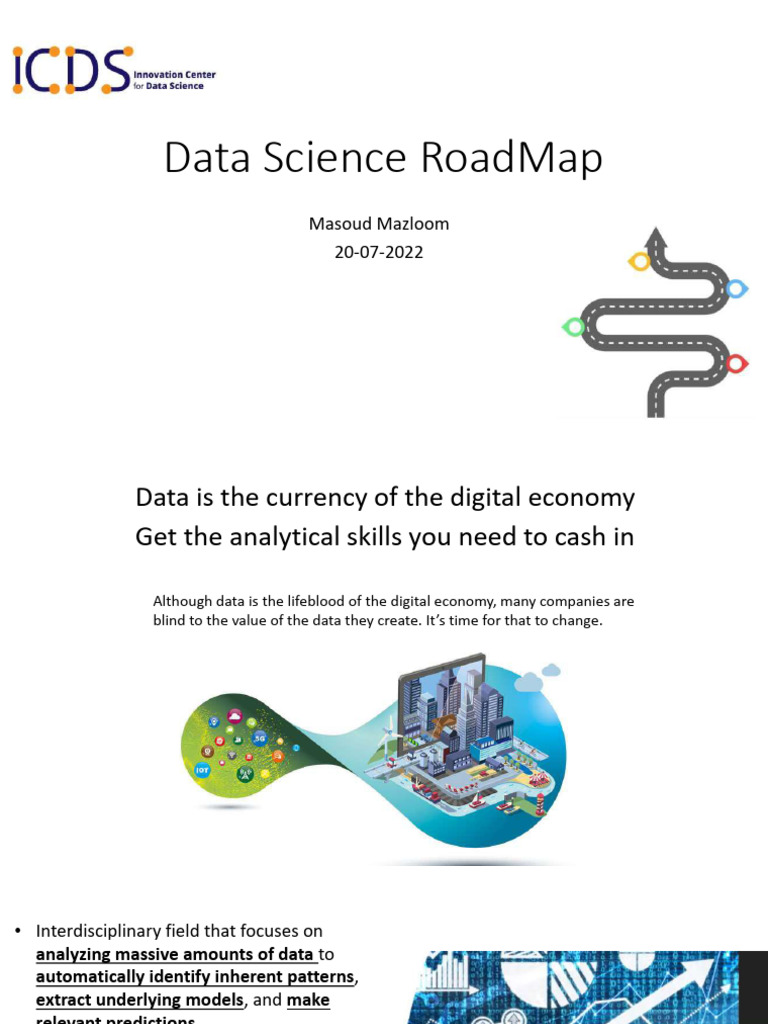 Data Science RoadMap Min | PDF | Machine Learning | Statistics