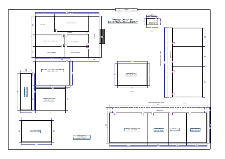 Donyi Polo Academy Building Layout | PDF