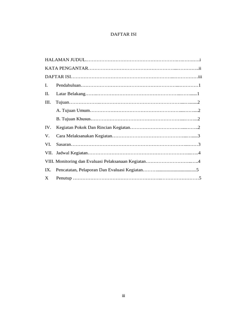 Daftar Isi | PDF