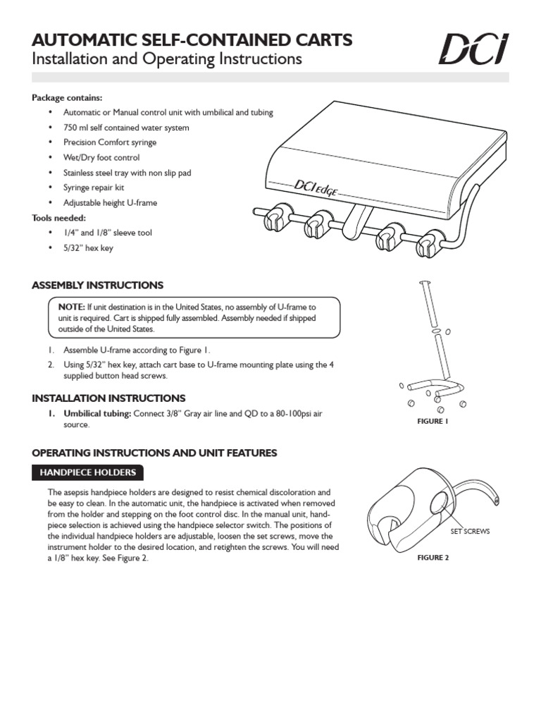 Dental Cart Installation Guide | PDF | Syringe